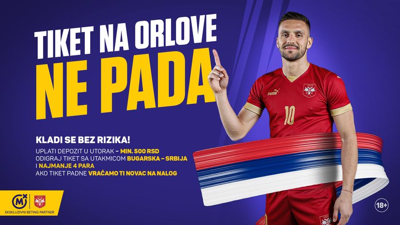 Igraj bez rizika na Bugarska – Srbija i Mozzart ti vraća novac i ako ...