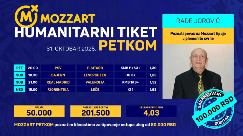 Humanitarni tiket u podne: Tipovi, ispevani iz grla Radeta Jorovića, za ...